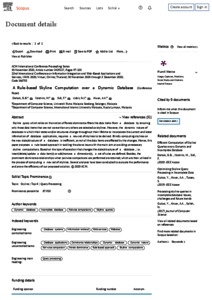 A Rule-based Skyline Computation over a dynamic database - IIUM Repository (IRep)